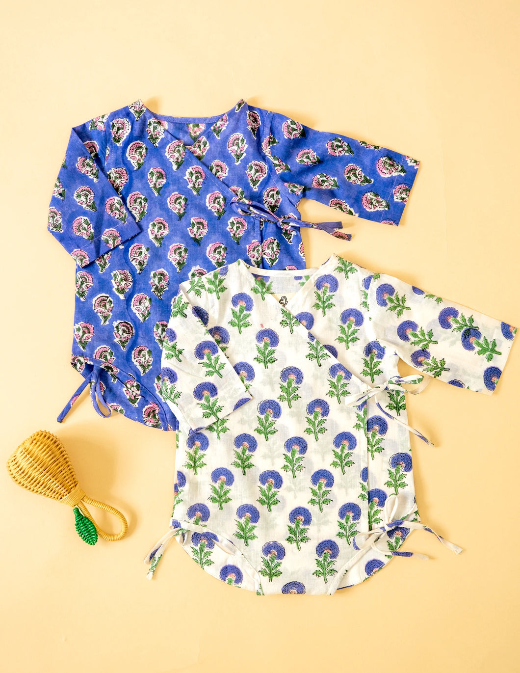 Nature's Hug Newborn Wrap Romper | Baby Jabla Romper Set – PureCloth.Co